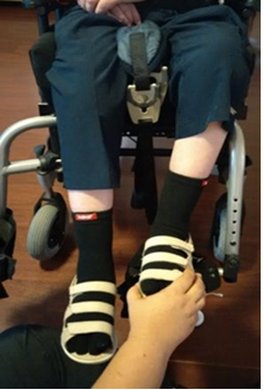 Inferior Foot Supports – Positioning for ROM